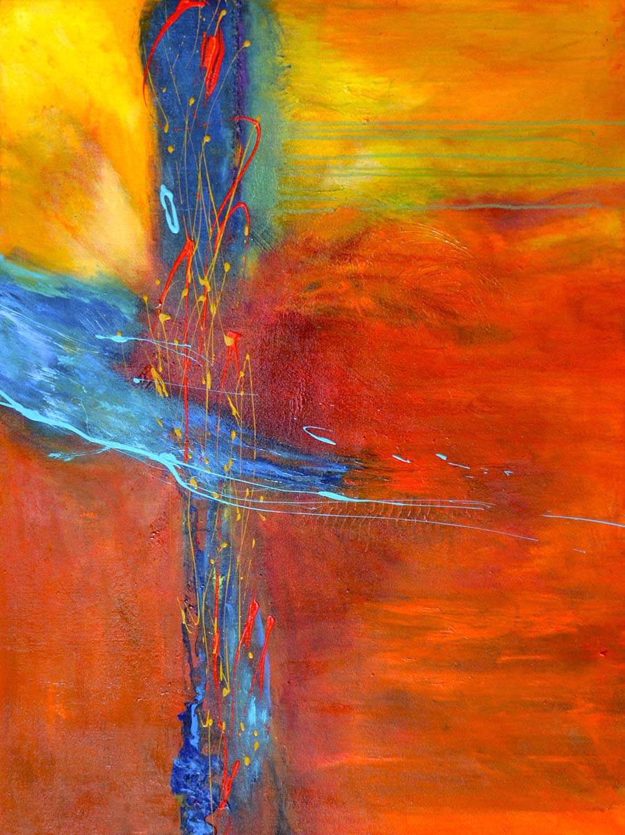 Convergence - SOLD - Prints Available * Strokes by Red