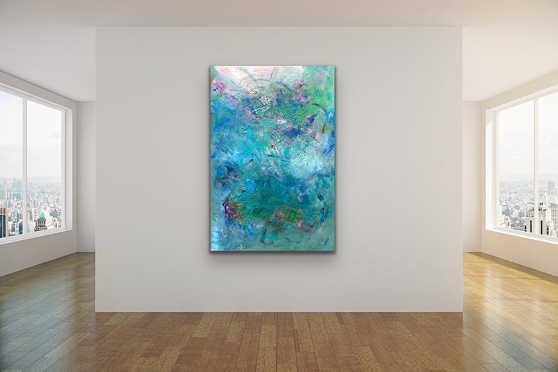 Ethereal Magic, Acrylic Abstract Created by Strokes By Red