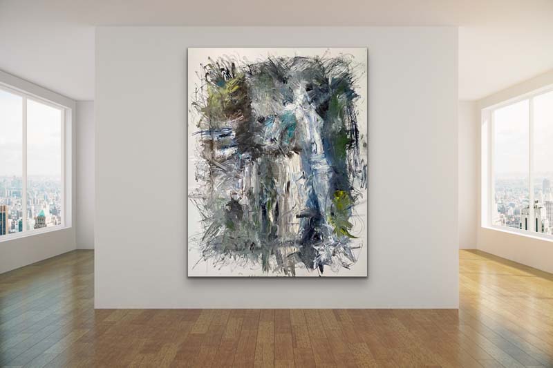 Time Passages Oil Contemporary Abstract * Strokes by Red
